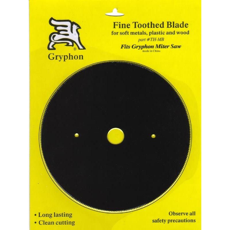 Miter Saw Toothed Blade – Gryphon Corporation
